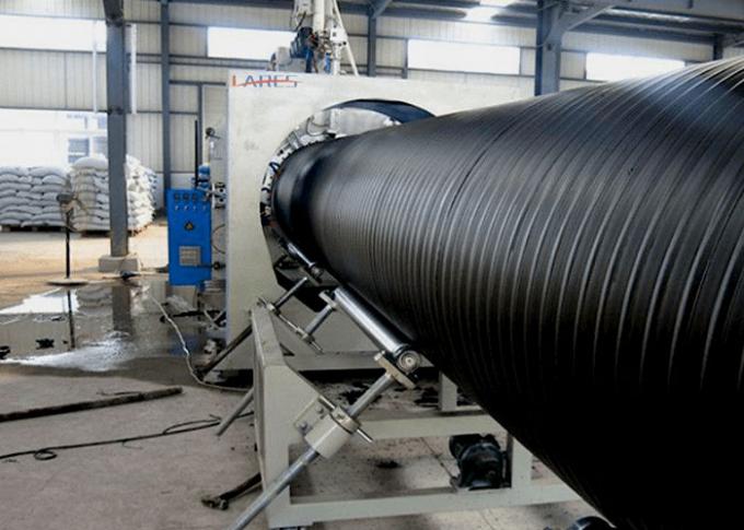 Inner Rib Corrugated High Density Polyethylene Pipe / Hdpe Twin Wall ...