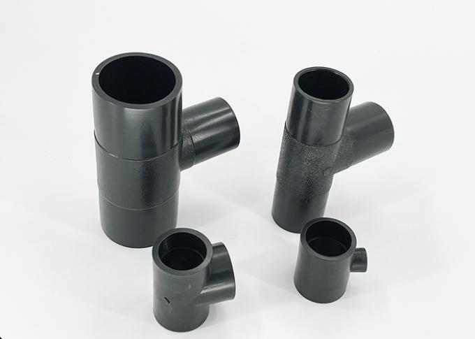 Siphon HDPE Drainage Pipe Fittings Same Layer PE Oblique Y Shaped Tee