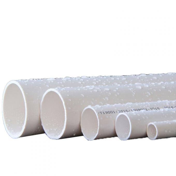 White Color Pvc Drainage Pipe Water Supply And Drainage Agricultural ...