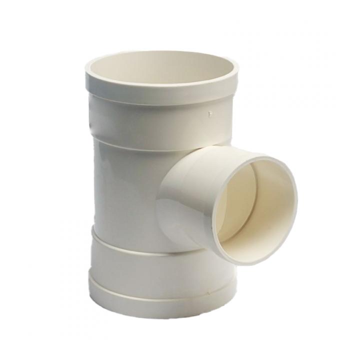 Tee PVC Drainage Pipe Fittings 2.0mpa Water Supply Plastic
