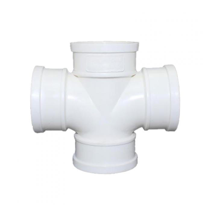 90 Degree Plastic PVC Grooved Pipe Fittings Elbow For Water Supply Drainage