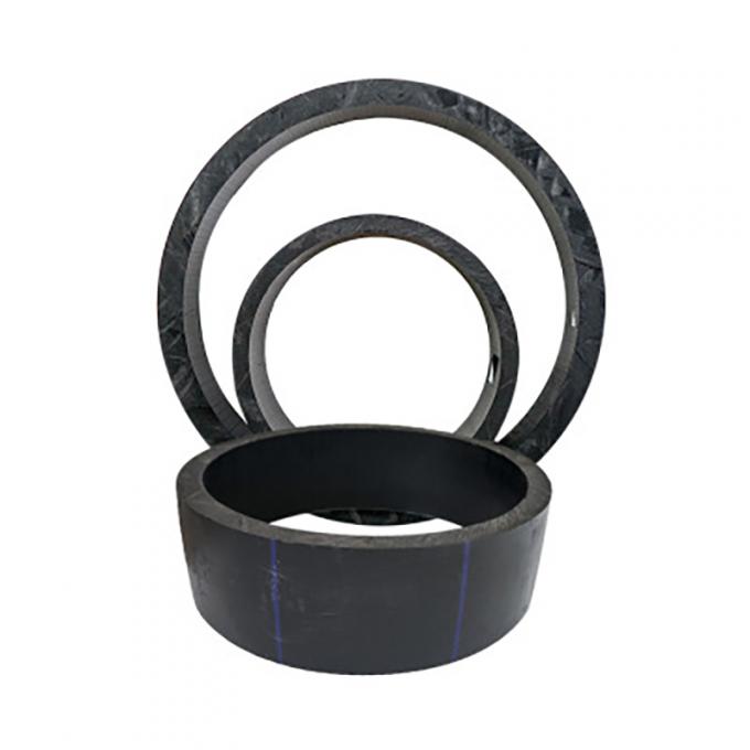 Black PE100 HDPE Water Pipe SN8 200mm 300mm 400mm For Drainage System