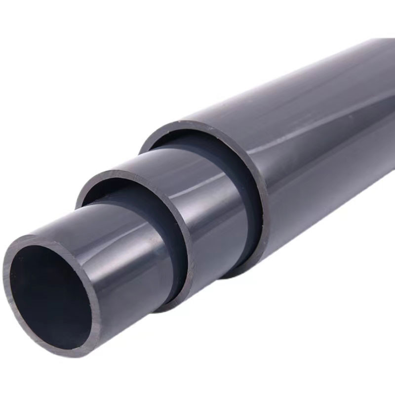 6 Inch 24 Inch PVC U Water Pipe Plastic For Drainage Alkali Resistance