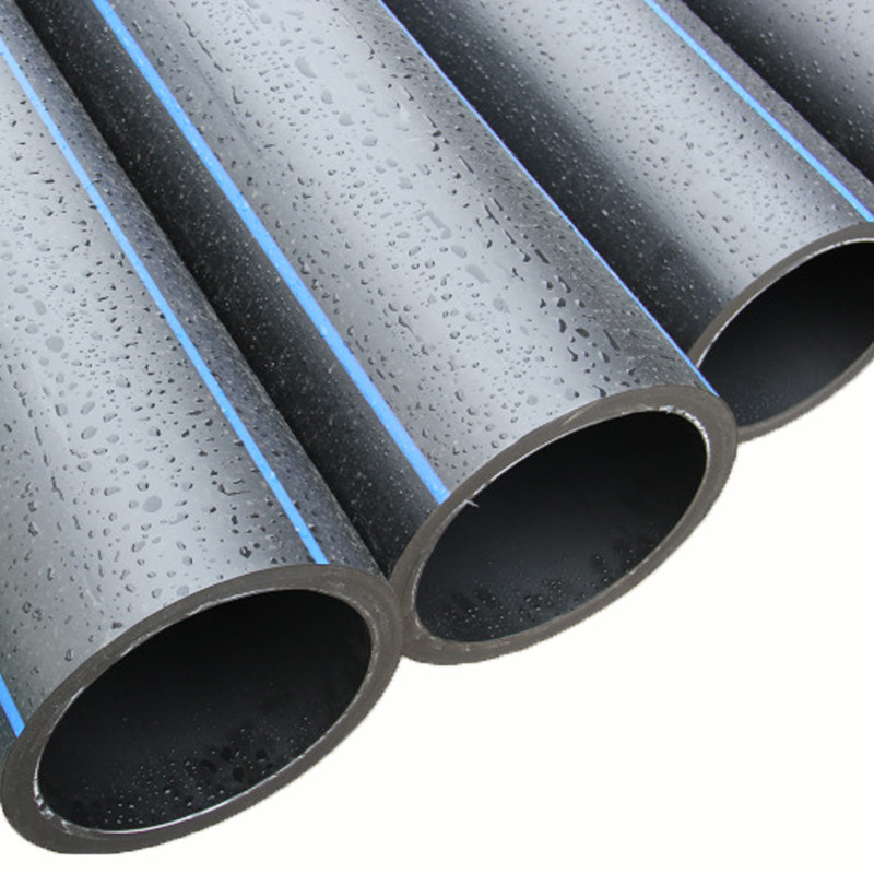 Diameter 300mm HDPE Water Pipes Black Color Pe100 Large Sizes