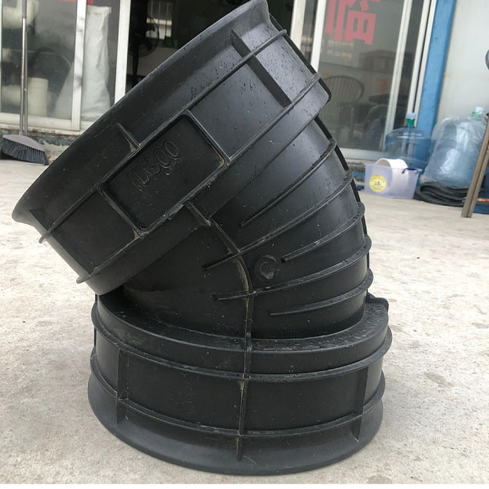 Double Wall HDPE Pipe Fittings 90 Degree Elbow Corrugated Pipe Tee